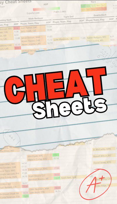Fantasy Football Cheat Sheets | Peak's Cheat Sheets